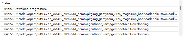 下载工具(FlashTools)使用指南 - YM310 CAT1移芯系列模组资料